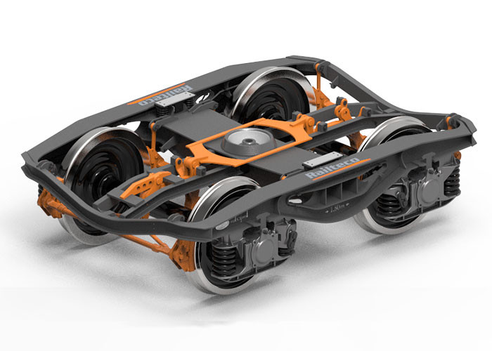 Eisenbahn-Bogie Standardspur-Fracht-Bogie Geschweißte Fabrikationsrahmen